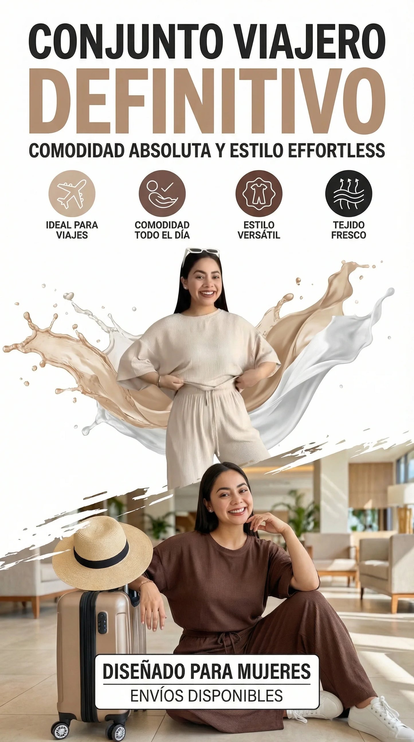CONJUNTO VIAJERO SUPER COMODO Y FRESCO – COLOMBIA MODA ONLINE